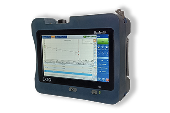 EXFO MaxTester 730C PON/METRO OTDR | Spawanie światłowodów i pomiary ...